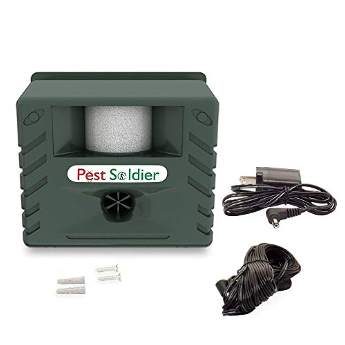 Pest Soldier 6-in-1 Sentinel, Outdoor Electronic Pest Animal Ultrasoni ...