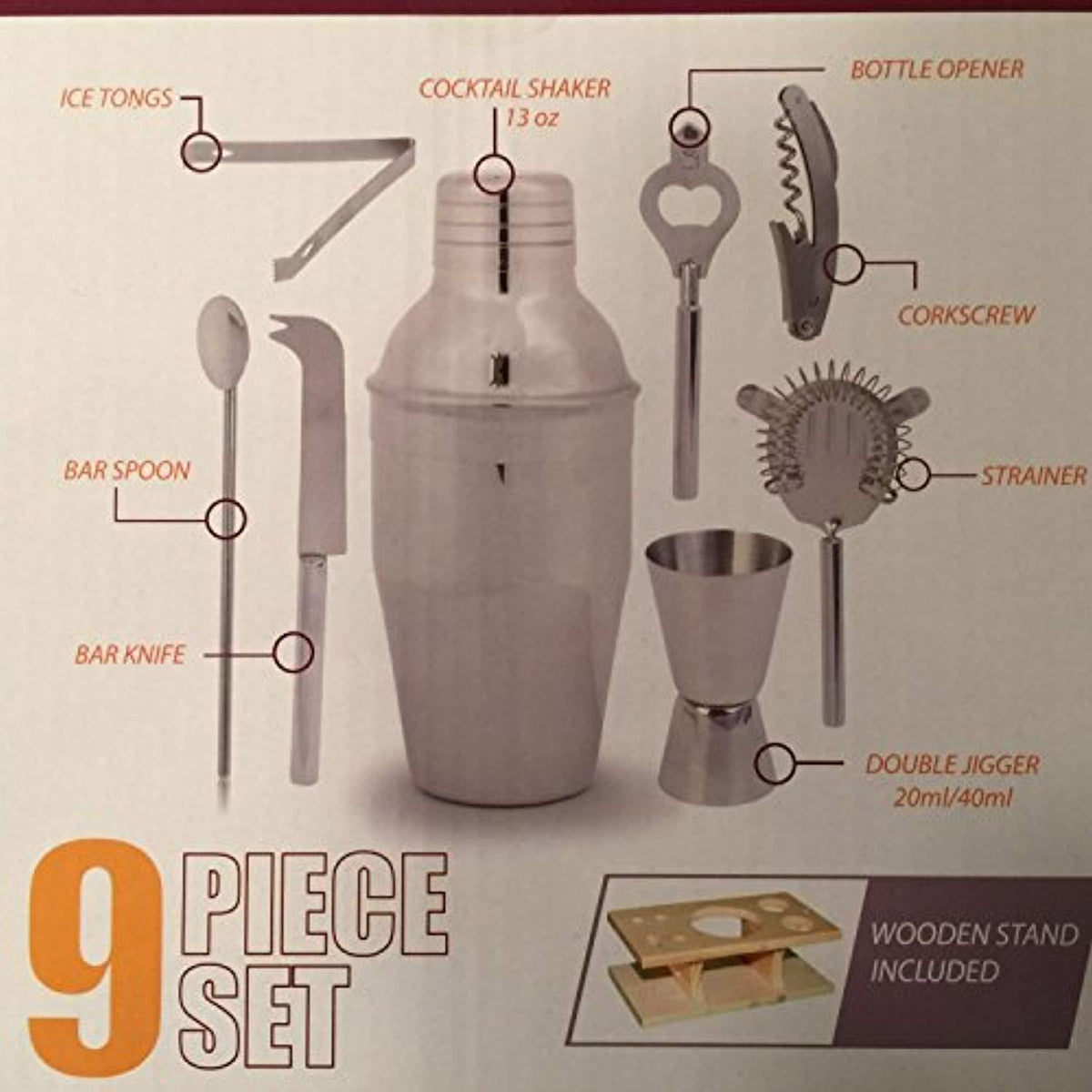 Chefs Basics Home Bar Set Cocktail Tool Kit – INTERNATIONAL TRADING, INC.