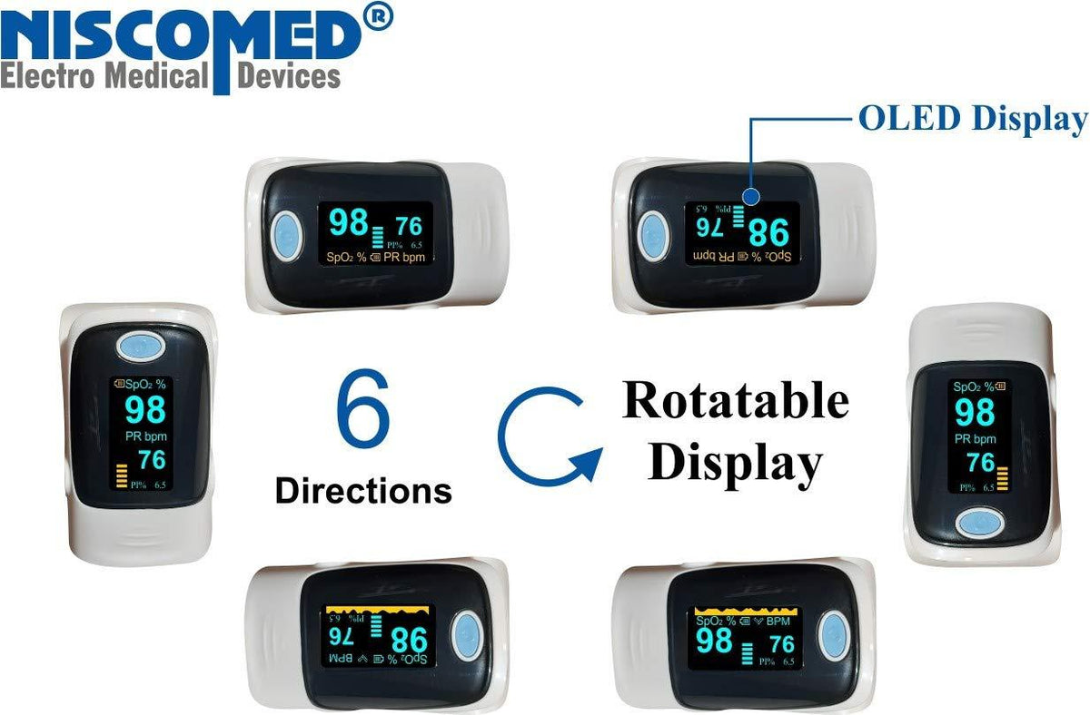 Innovo Classic Series Finger Tip Pulse Oximeter with Audio Alarm and I ...