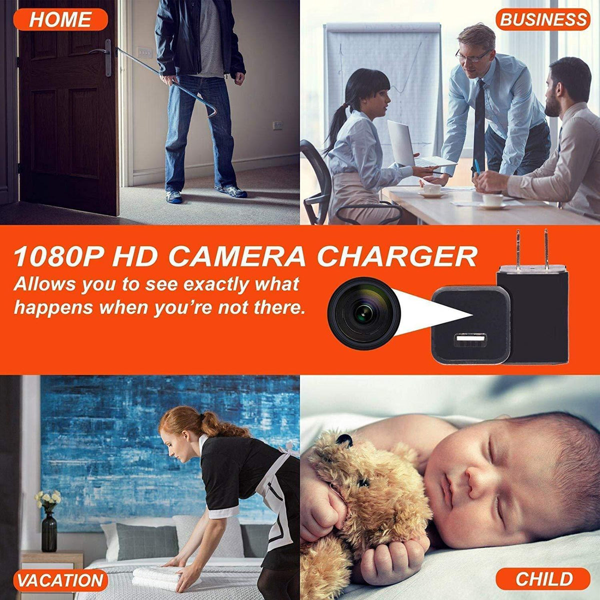 2019 Spy USB Charger Corprit Camera - Hidden Wall Outlet Nanny Cam wit ...